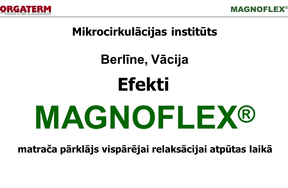 MAGNOFLEX virsmatrača iedarbība
